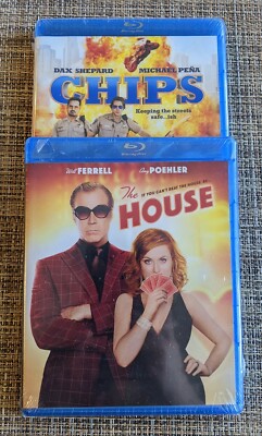 The House (Blu-ray, 2017) & Chips w Dax Shepard BLU RAY DVD - Both movies 883929570164| eBay