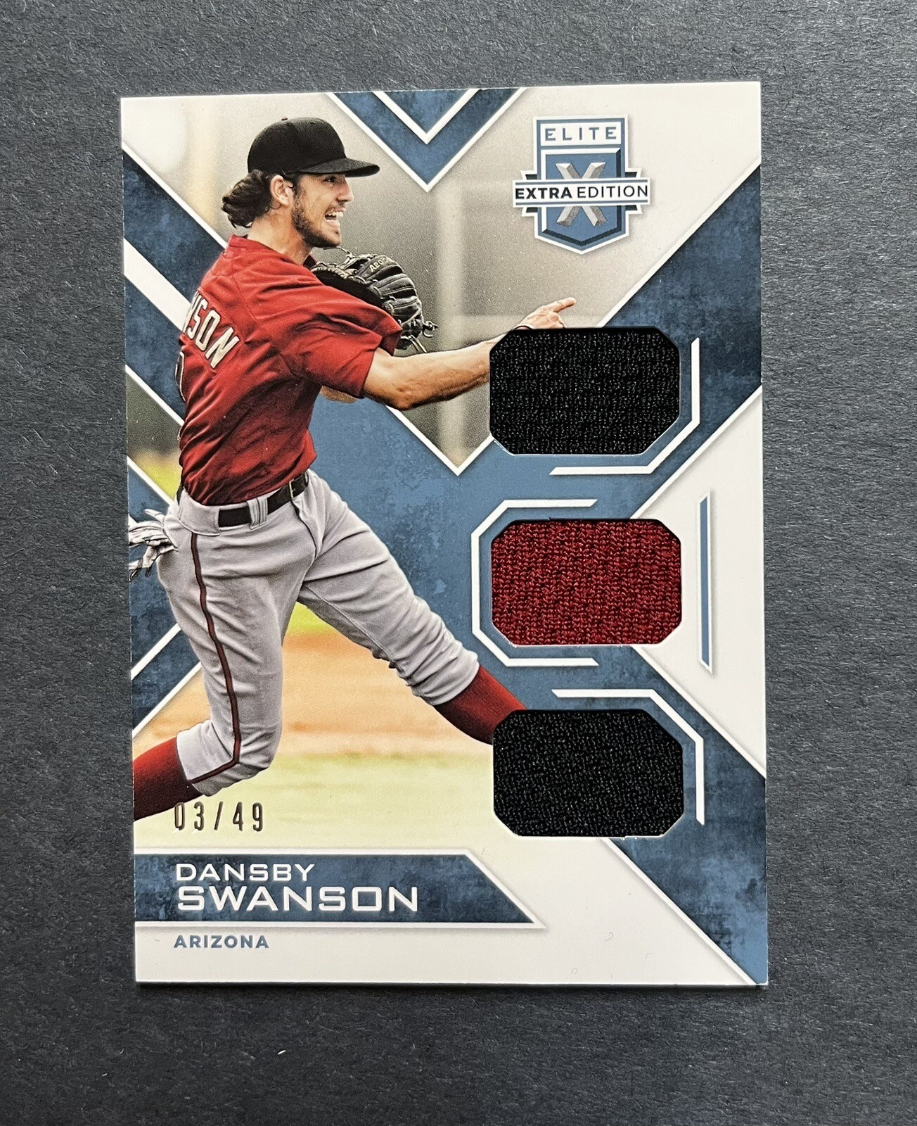 2016 Panini Elite Extra Edition - Triple Materials Dansby Swanson #TM ...