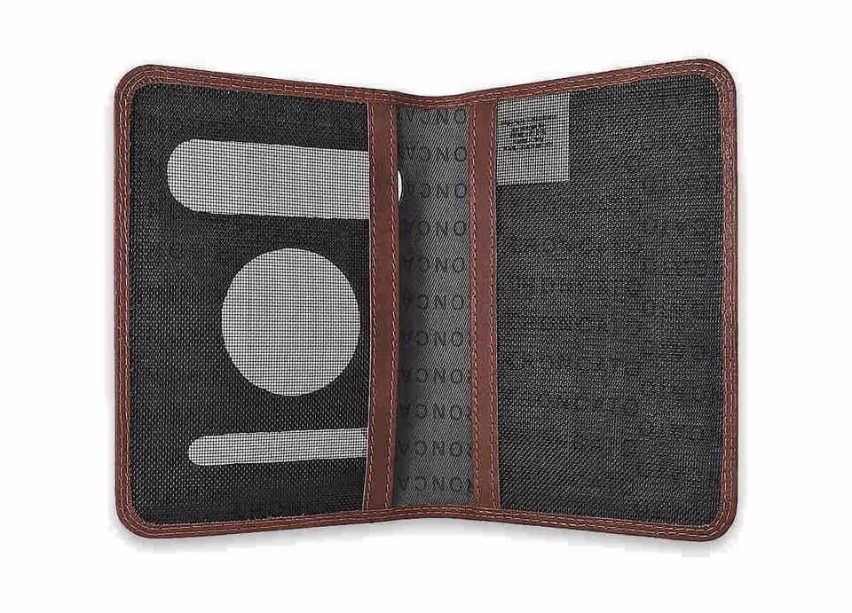 Roncato Genuine Leather Brown Passport Holder Document Protection | eBay