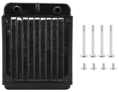 120mm 10Tubes Aluminum Computer Water Cooling Cooler Radiator Heatsink ...