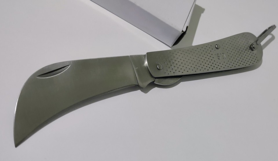 MILITARY U.S. G.1. STYLE HAWK BILL HUNTING POCKET KNIFE ELECTRICIAN ...