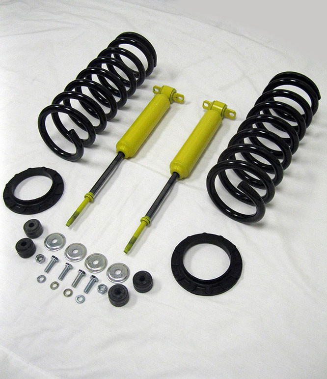 Mustang II Front End Suspension 350 lb Spring & Monroe Shock Kit ...