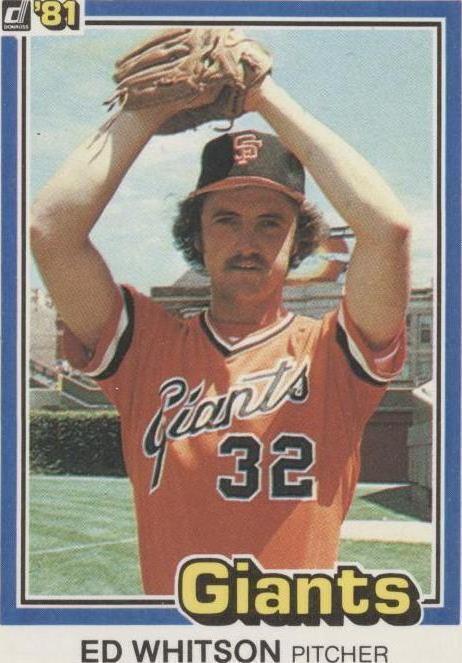 1981 Donruss - Ed Whitson #74 for sale online | eBay