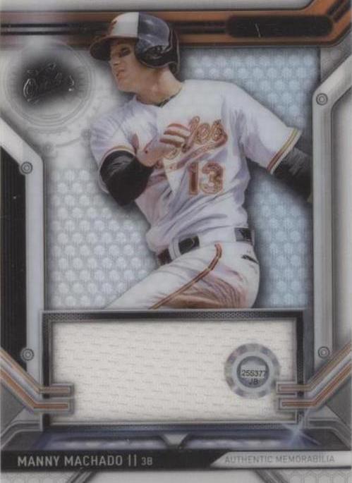 2016 Topps Strata - Clearly Authentic Relics Manny Machado #CAR-MM (MEM ...