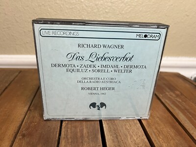Wagner - Das Liebesverbot Vienna 1962 : Robert Heger Melodrama Live Recording | eBay