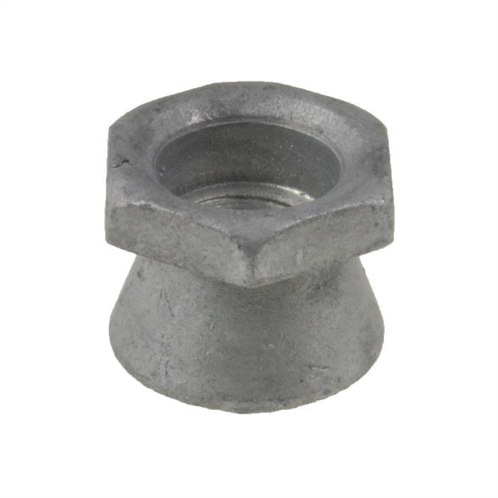 Qty 10 Hex SHEAR Nut M16 (16mm) Security Tamper Proof Galvanised Class ...