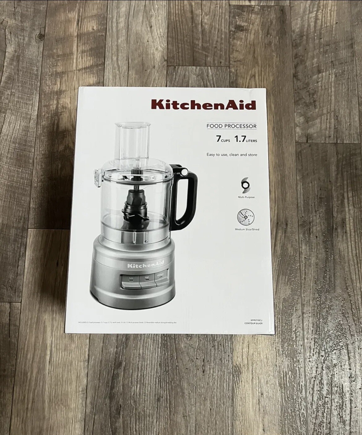 KitchenAid 7 Cup Food Processor Plus Chop Puree Shred Slice KFP0710CU ...