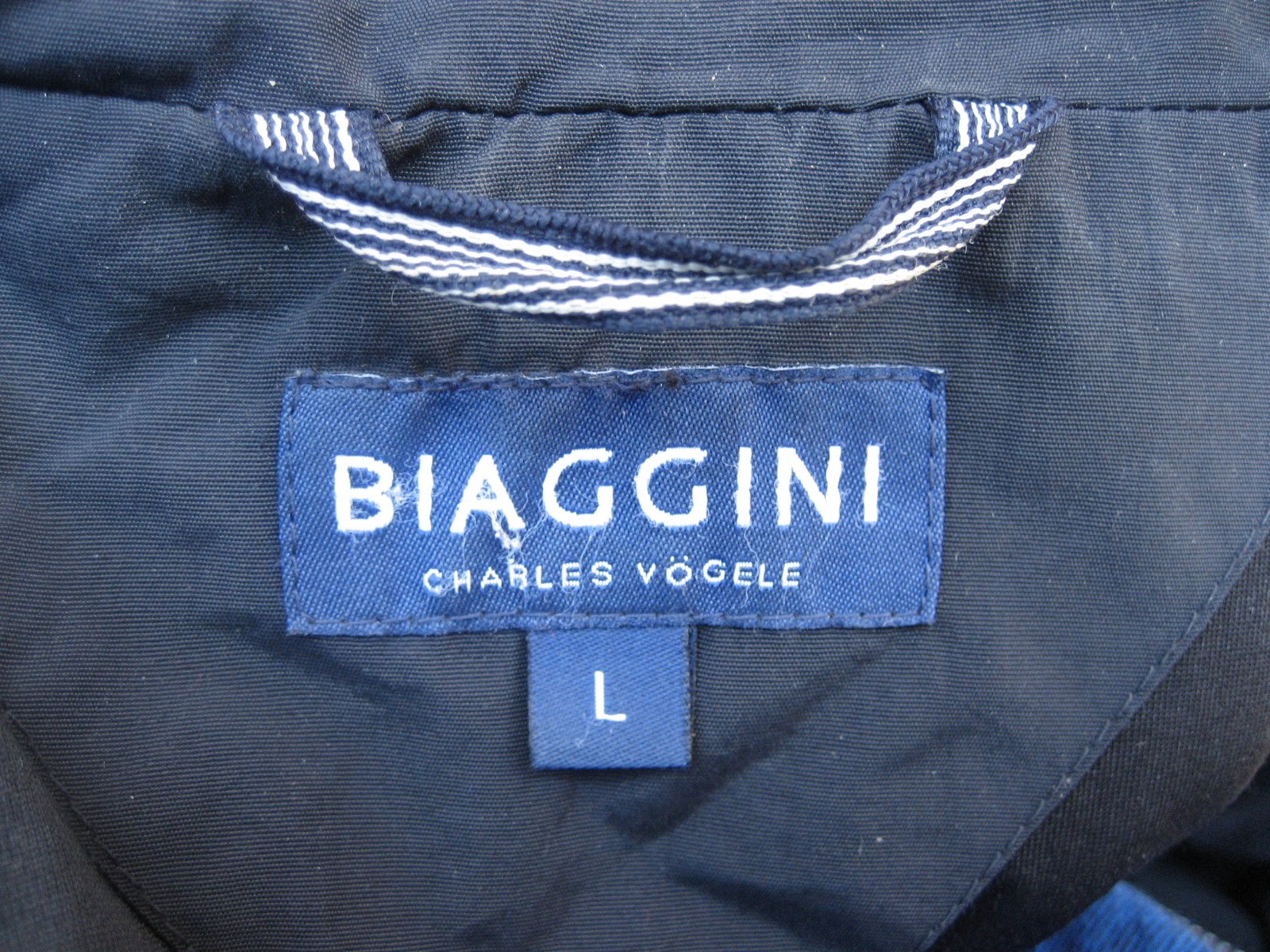 Biaggini Charles Voegele Black Jacket Men's Sz. L - Gem