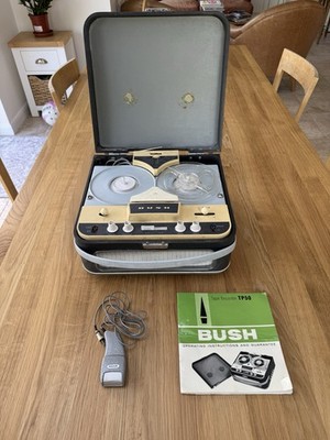 Bush TP50 Reel-to-reel Tape Recorder Player, Working Order, With Mic ...