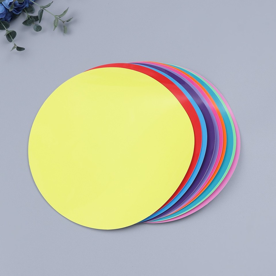 10 Pcs Reusable Dry Erase Decals Colorful Dots Circles Peel and Stick ...