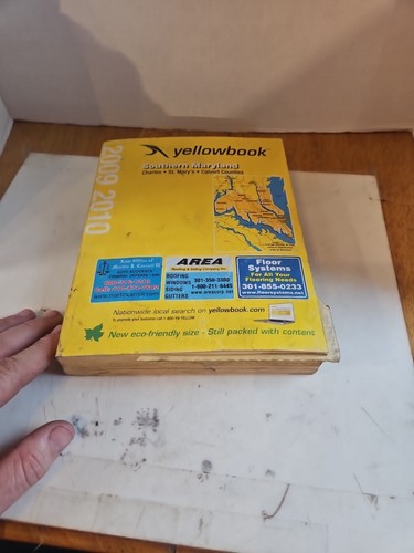 Southern maryland 2009 2010 Yellowbook Business Yellow White Pages Directory... | eBay