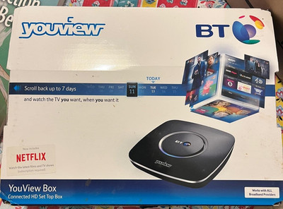 BT YouView Freeview Box DB-T2210 with remote and power adapter | eBay UK