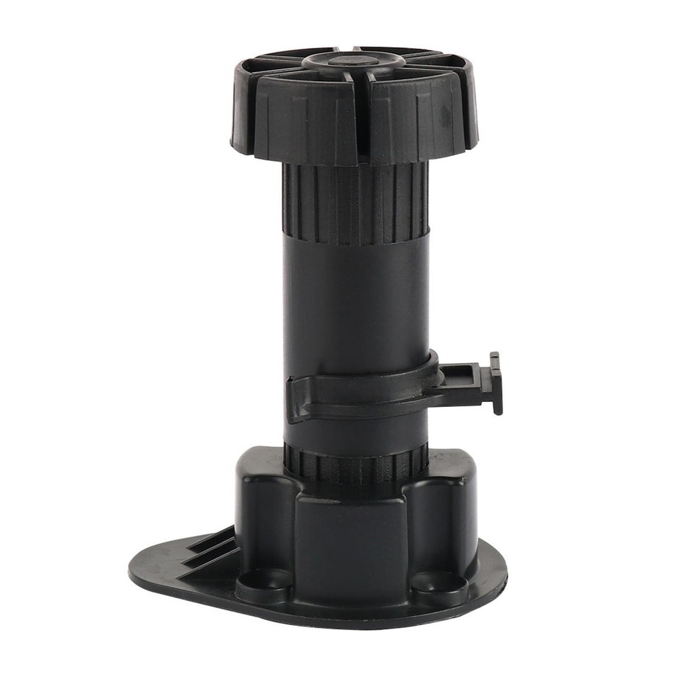 Adjustable Height Black Plastic Kitchen Cabinet Cupboard Plinth Foot ...