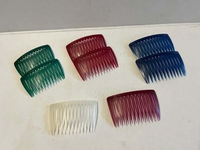 Vtg '80s Goody /Mix Side Hair Combs. Lot of 3 Matched Pairs 2 Extr Mix ...