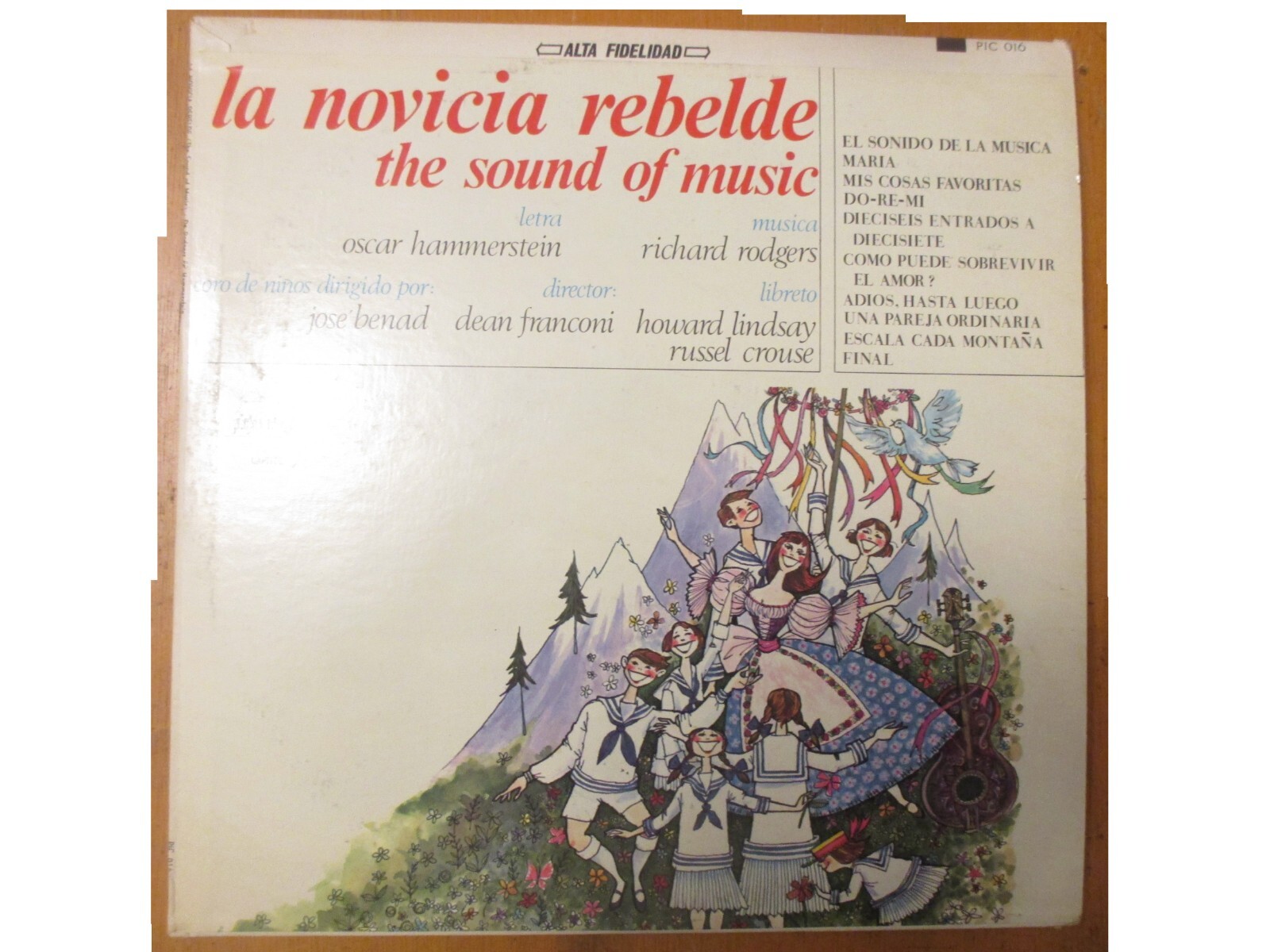 la novicia rebelde the sound of music original soundtrack made in ...