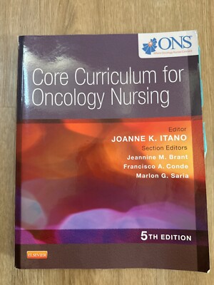 Core Curriculum for Oncology Nursing by ONS (2015, Trade Paperback ...