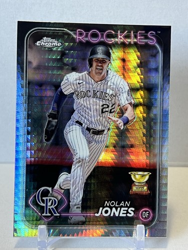 Nolan Jones 2024 Topps Chrome Prism Refractor Card #240 | eBay