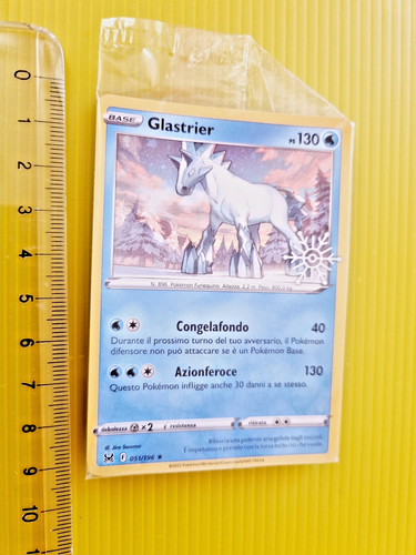 Sealed Carte Mint Pokemon 2022 Glastrier 051/196 Italian Scellé | eBay