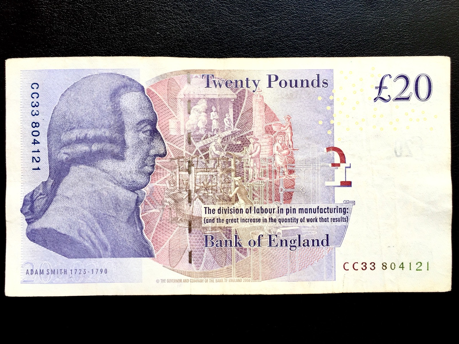 Collectible £20 Bank Note CC33 804121 In Good Condition 2004–2011 ...