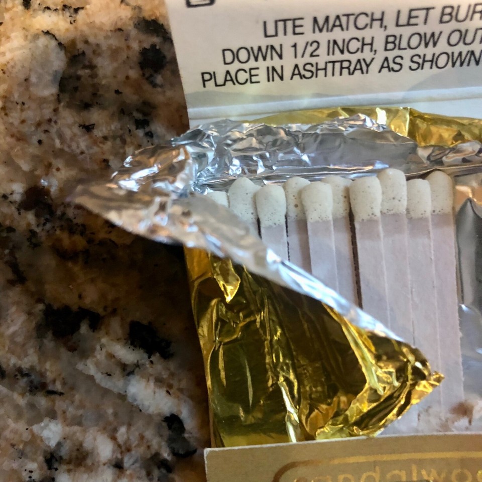 Incense Matches 5 Books - SANDALWOOD - 150 lights per order Scented Matches | eBay