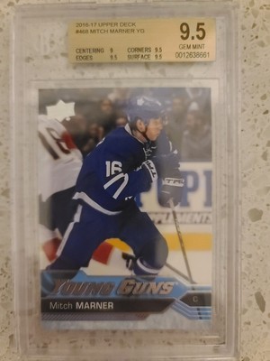 2016-17 Upper Deck Mitch Marner Young Guns Rookie Card. Graded BGS 9.5 ...