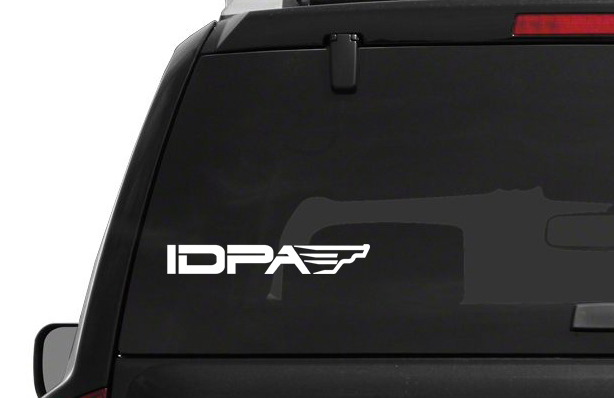 IDPA LOGO (Landscape) International Defensive Pistol Association Decal ...