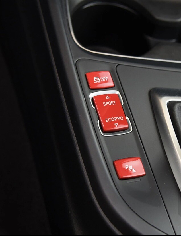 BMW 3 4 Series F30 F31 F32 F33 Red Sport ECO Drive Mode Switch Button ...