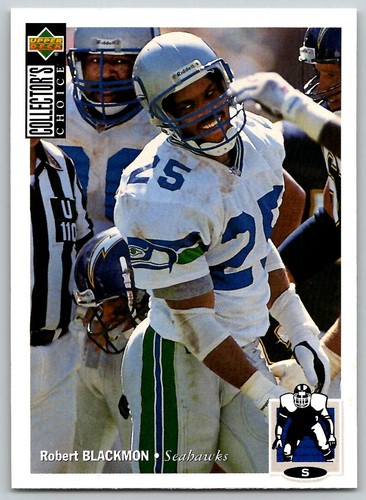 1994 COLLECTOR'S CHOICE ROBERT BLACKMON SEATTLE SEAHAWKS #275 | eBay
