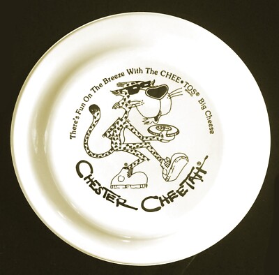 MINT c.1989 Cheetos Chester Cheetah Frisbee Premium Frito-Lay Black ...