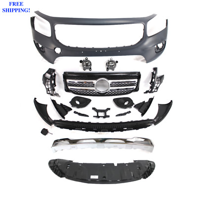 for 2020-23 GLB 250 front bumper cover upper grille skid plate fog lamp ...