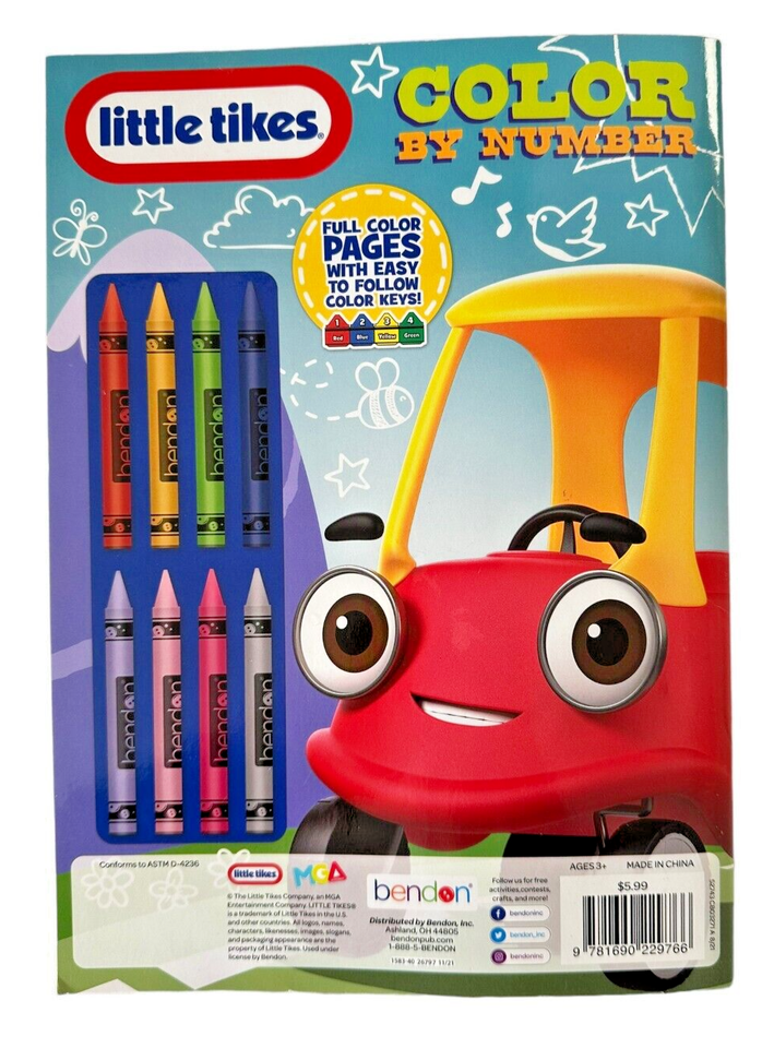 Little Tikes Activity Book with Stickers and Posters, Little Tikes ...