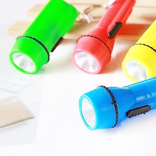 Mini Flashlight Keychain, 24PCS Bulk Assorted Colors Toy Flashlight for ...