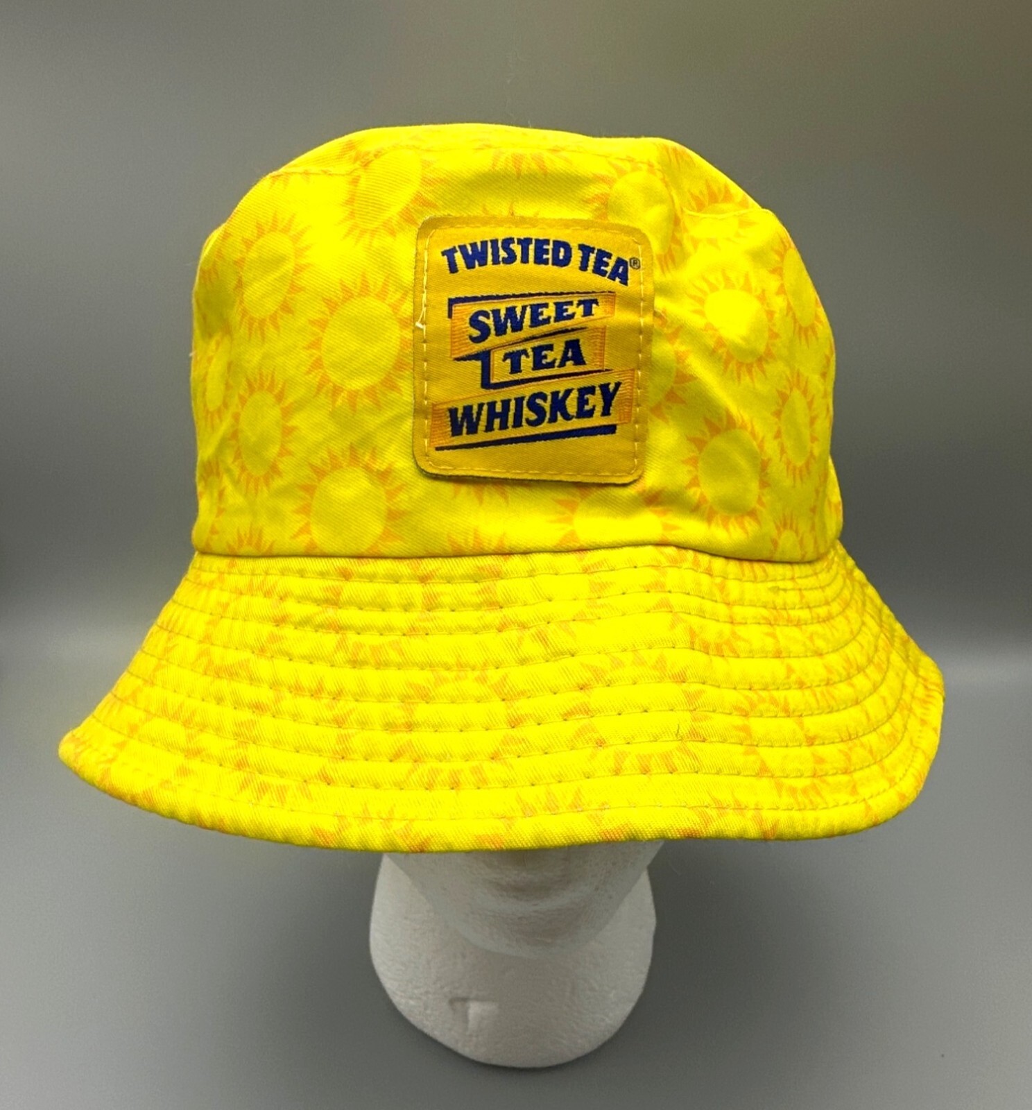 Twisted Tea Sweet Tea Whiskey Yellow Bucket Hat Sun P… - Gem