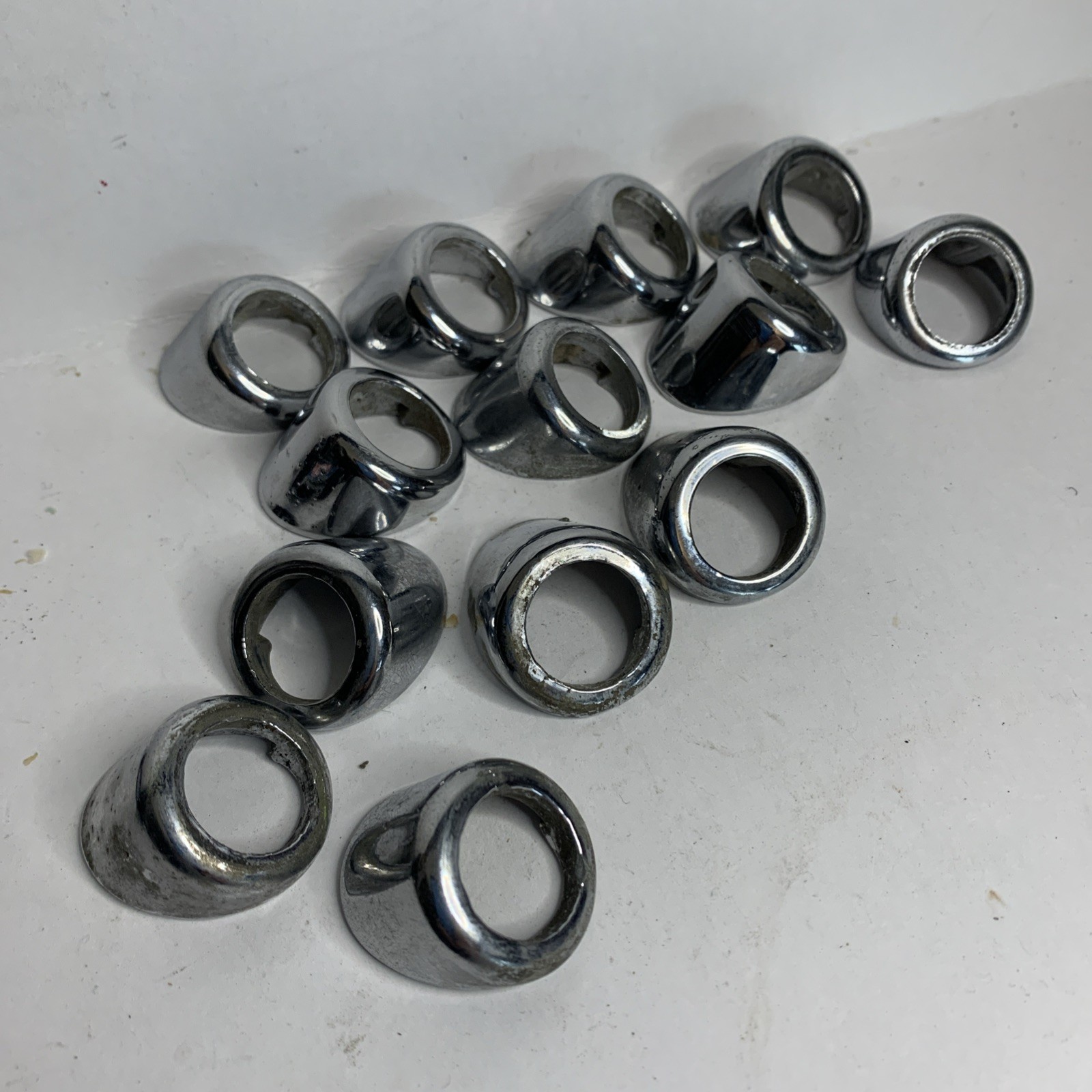 MGB GT SPRITE MIDGET LOTUS Wiper Box Chrome Finisher Plinths,13 PIECES ...