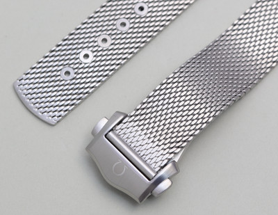 For OMEGA Watch Mesh Strap Milanese Steel Bracelet SeaMaster ...