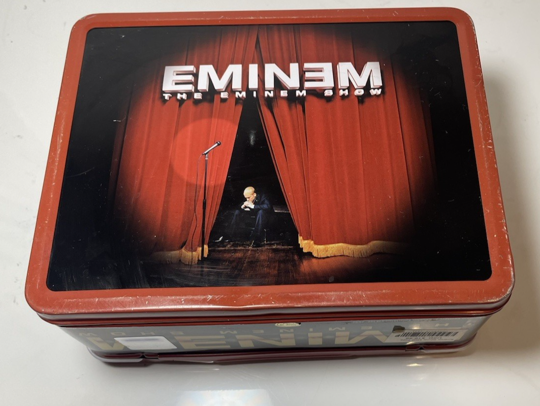 Neca Eminem Lunchbox w/Thermos-The Eminem Show- Plus Key Fob, Magnet ...