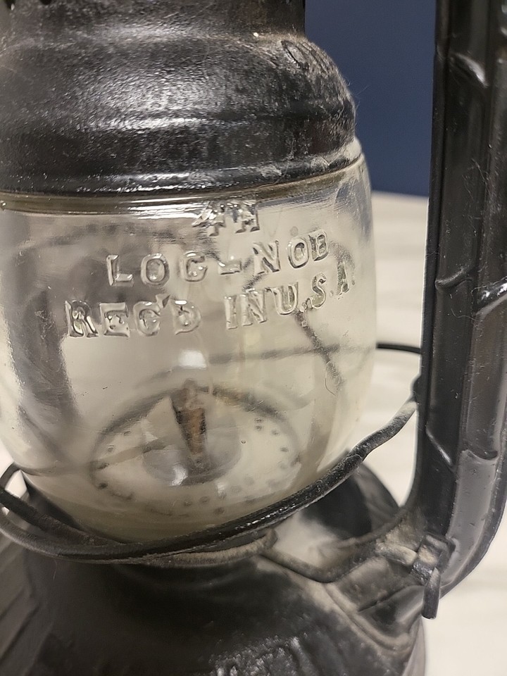 Vintage Dietz LOC-NOB LITTLE WIZARD Railroad- Barn Lantern | eBay