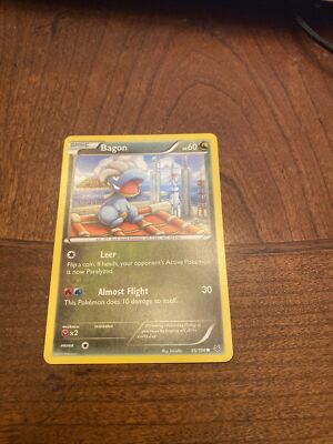 POKEMON Trading Card Basic Bagon HP60 Leer Almost Flight 55/108 | eBay
