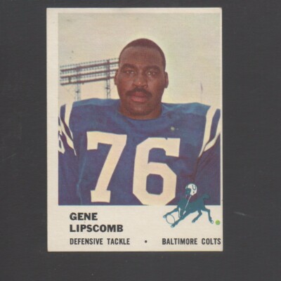 1961 Fleer Football Card #38 Gene Lipscomb-Baltimore Colts Ex Card | eBay