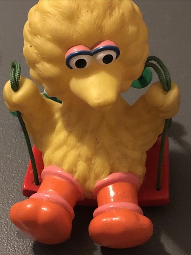 ML Vintage Baby Big Bird Sesame Street Toy Piece From Baby Play Gym ...