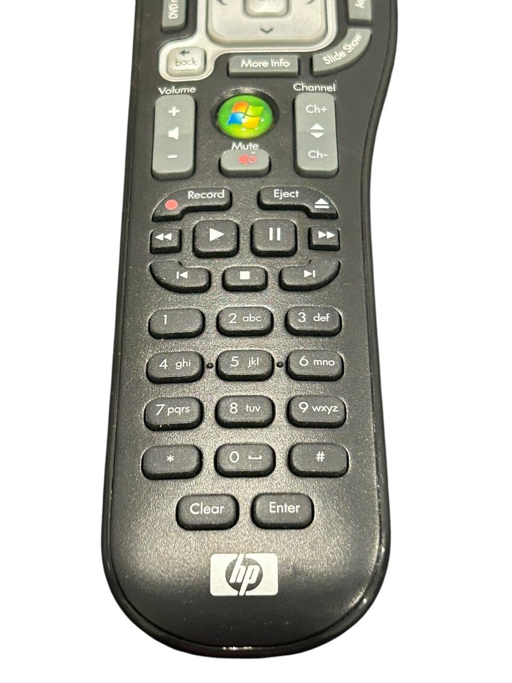 HP Touchsmart Windows PC Media Center Remote Control 5070-2583 Tested ...