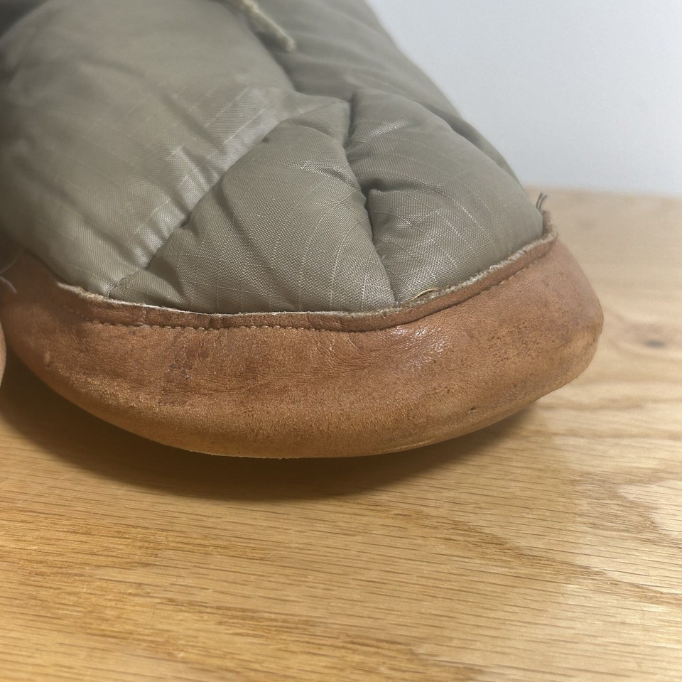 Vtg Eddie Bauer Goose Down Slippers Bootie Men ~11-12 Insulated Tent ...