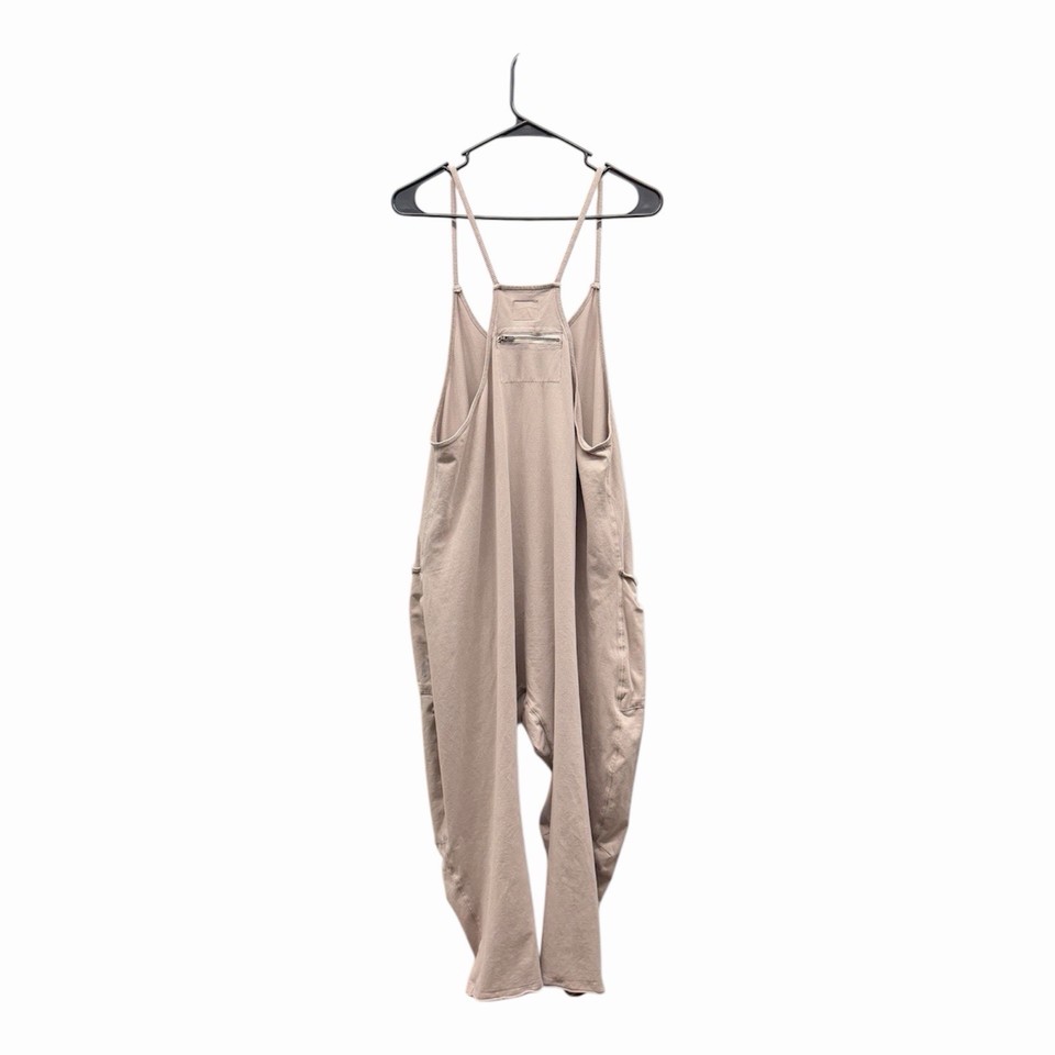 Free People Hot Shot One Piece Jumpsuit Mocha Latte Brown Women Size ...