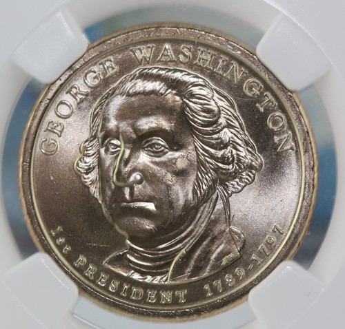 US 2007 $1 DOLLAR GEORGE WASHINGTON MISSING EDGE LETTERING ERROR COIN ...