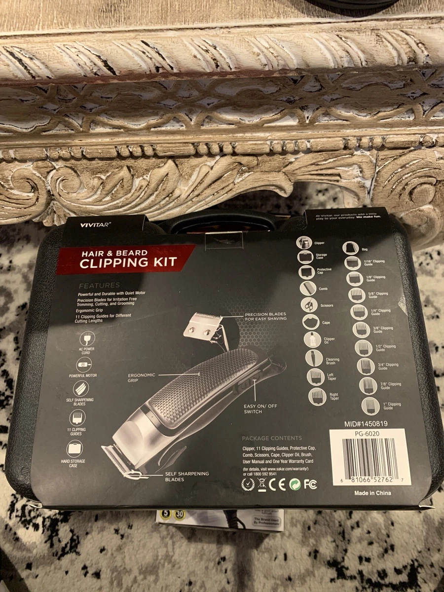 Vivitar Hair And Beard Clipping Kit 20-piece Deals | centralcountiesservices.org