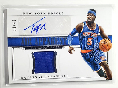 Tim Hardaway Jr. 2014-15 National Treasures Autograph 34/49 Jersey ...