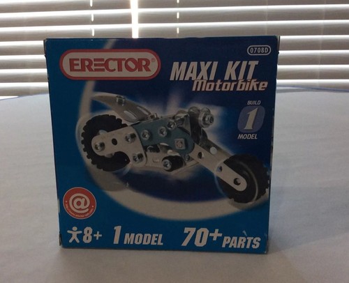Erector Maxi Kit Motor Bike 70pc Model age 8+ | eBay