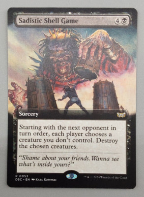 Sadistic Shell Game MTG DSK 053 Rare Extended Art NM 2024 | eBay