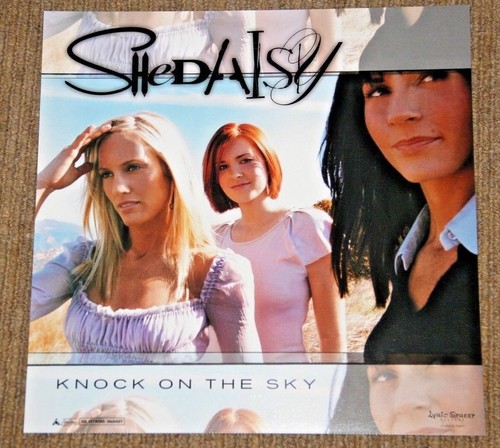 COUNTRY FLAT / POSTER "SHeDAISY" KNOCK ON THE SKY...2 SIDED 12" X 12 ...