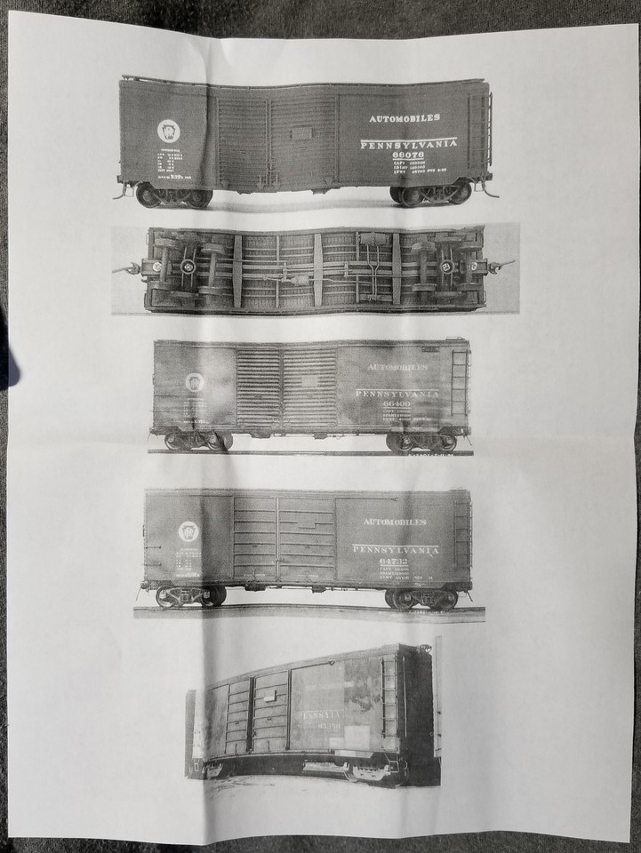 Funaro F&C 8445 PENNSYLVANIA Automobile X37B Boxcar PRR SUPERIOR DOORS ...